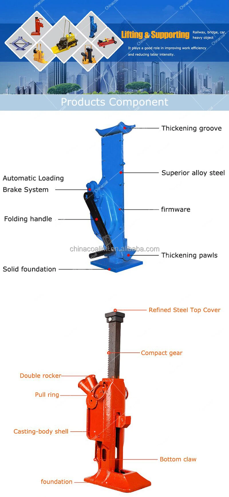 Rack Jack,Lifter,Mining Railway Track Jacking Equipment,Hand Jack 10 ...