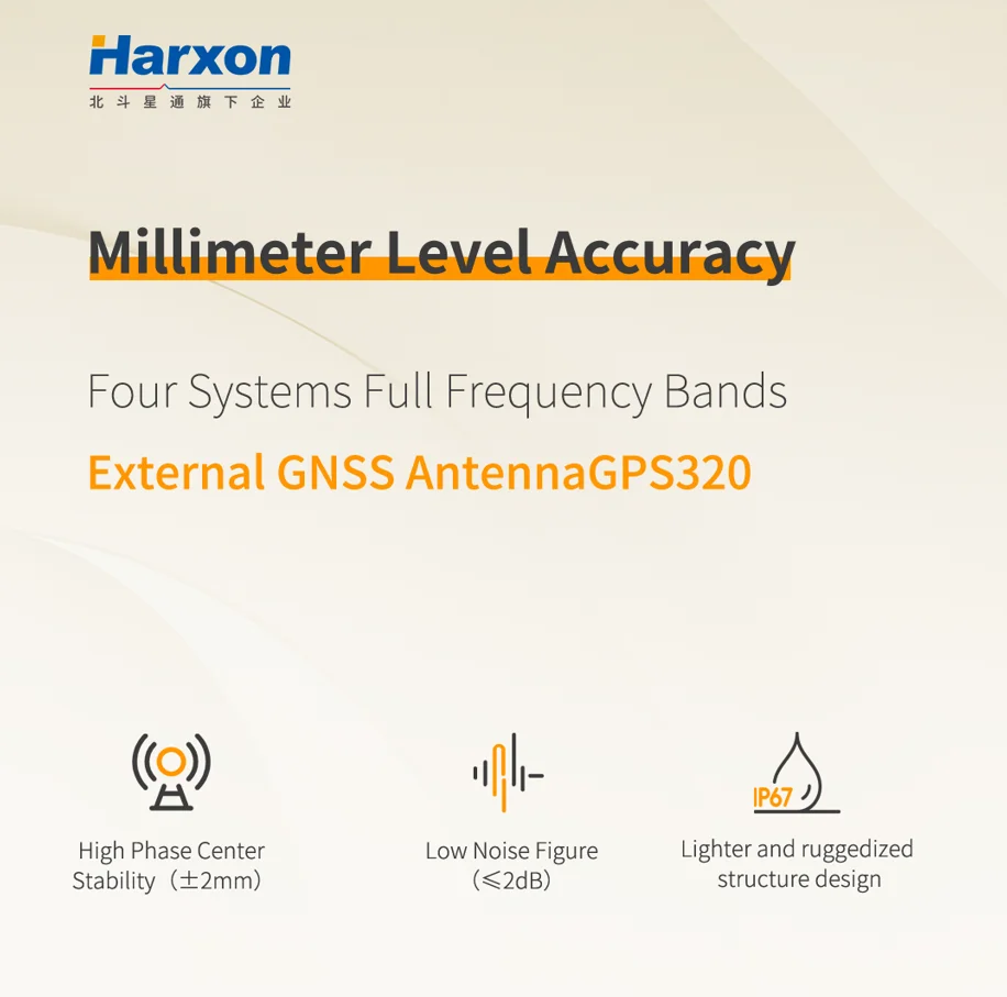 Harxon GNSS Antenna - High Gain, Millimeter Accuracy