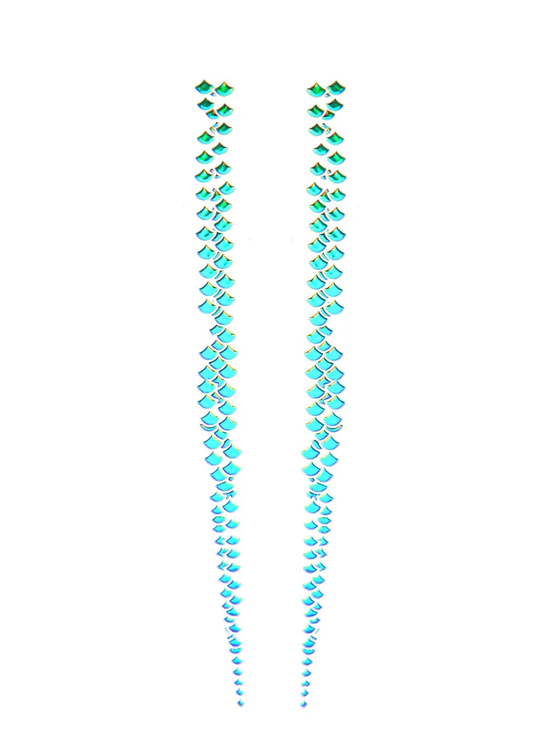 Alpha 3D Printed Fishing Laser Scale Stickers - DIY Accessory