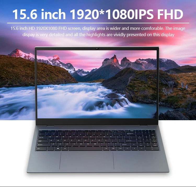 New Thin And Light Laptop 15.6 Inch 8gb 256gb Ram J4125 Cpu Quad Core ...