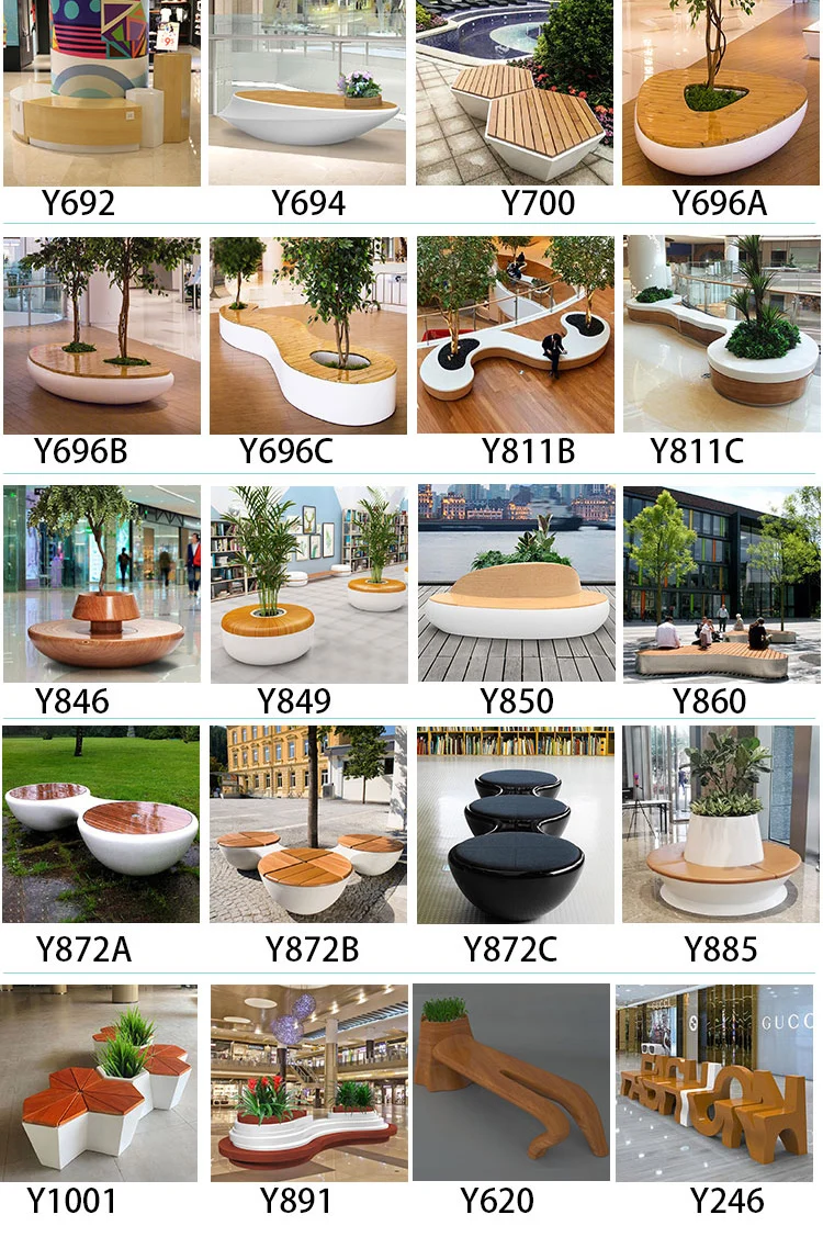 Ky668 Cat Sculpture Bench Long Chair Other Commercial Furniture Garden ...