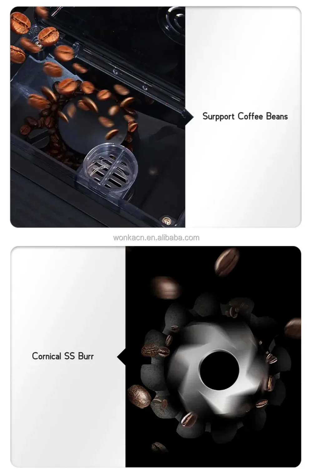 Touch Panel Coffee Machine Multi-function Espresso Coffee Maker ...