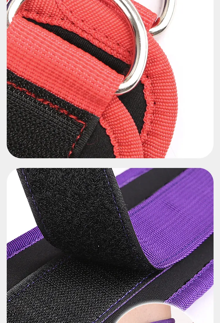 Adjustable D-Ring Ankle Strap - Muscle Trainer for Fitness