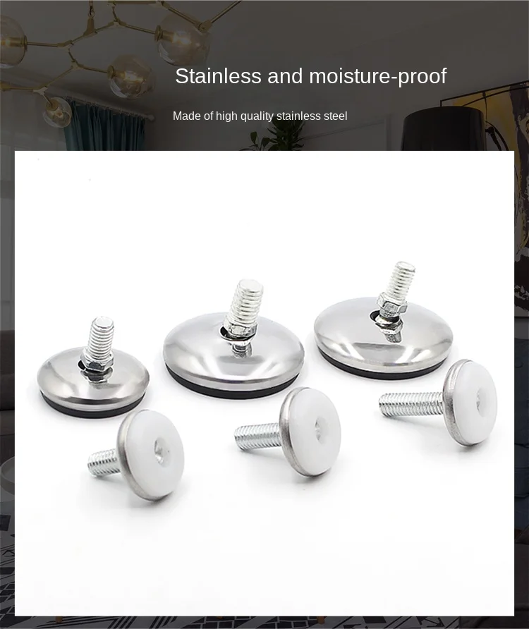 Folding Table Legs Adjustable Height M6 Thread Adjustable Table Feet ...