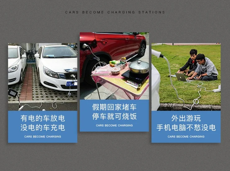 V2L Bidirectional Charge Adapter - Reliable Power Backup