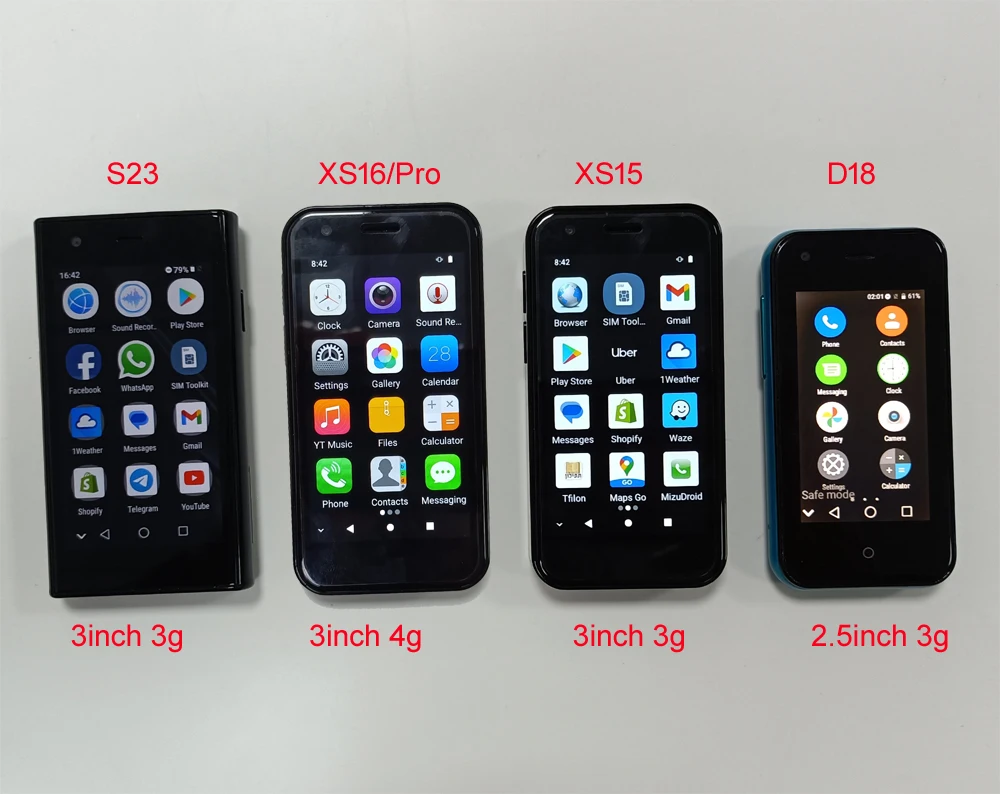 Small Size 2gb 16gb 3 Inch 4g Lte Android Mini Smart Phone Volte Touch ...