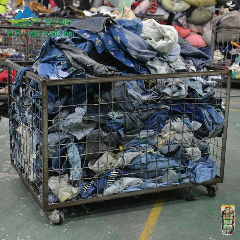 Wholesale Tattered Jean Rags Waste Fabric Men Clothes Second Hand Uk ...