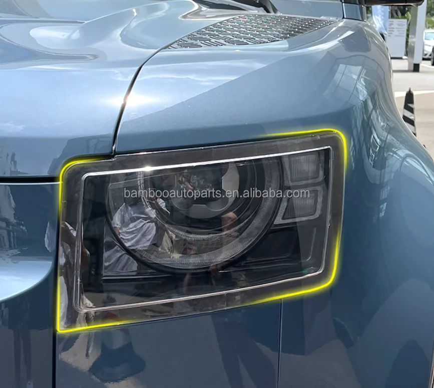 Land Rover Defender Headlight Guard Covers - Durable ABS