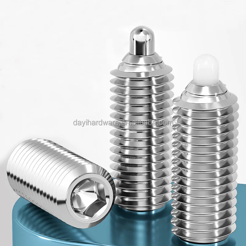 304 Stainless Steel Spring Plunger Cylinder Head Pressure Telescopic ...