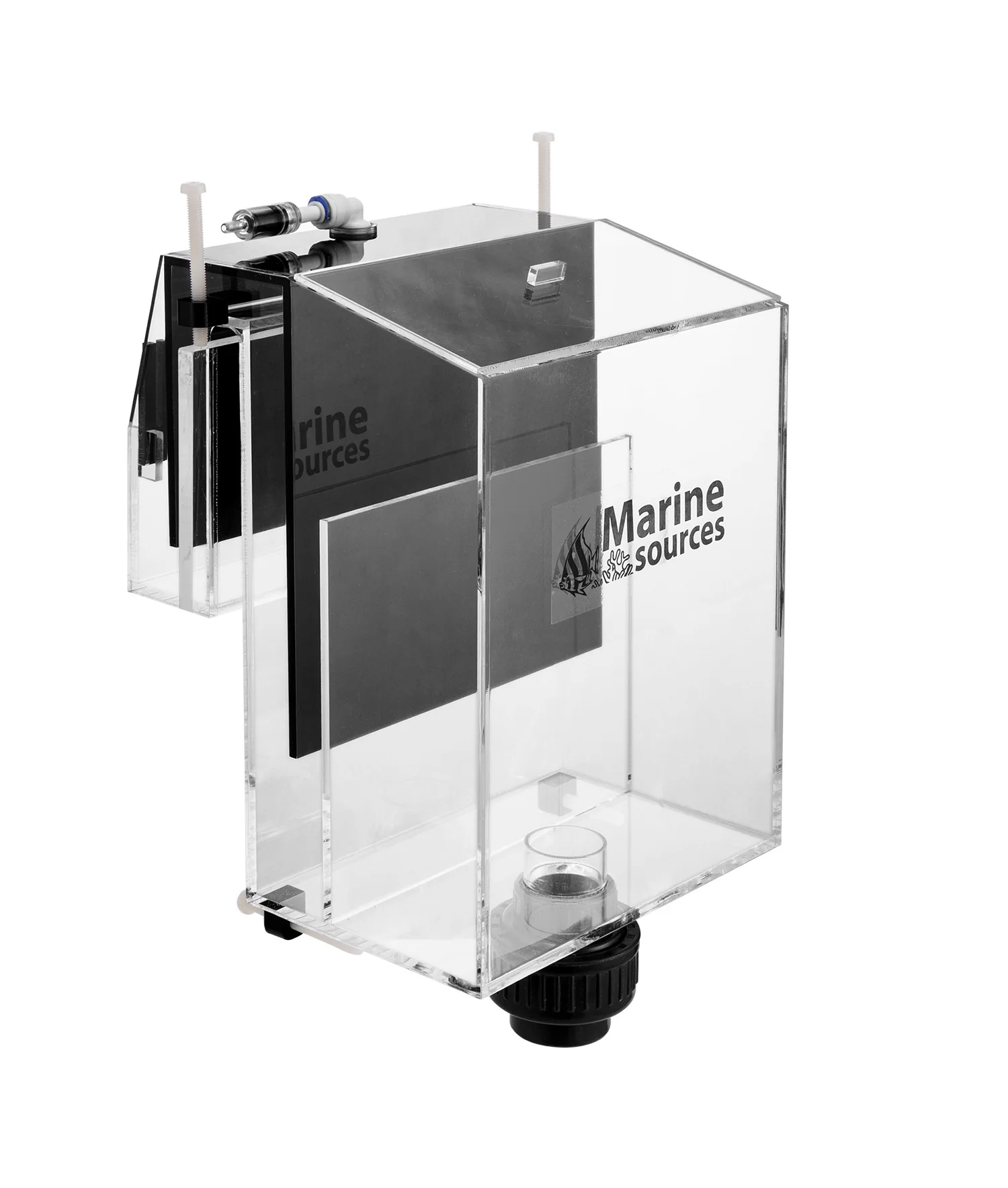 Marine Sources Aquarium Waterbox Siphon Overflow Box Sob-1 Sob-2 Black ...
