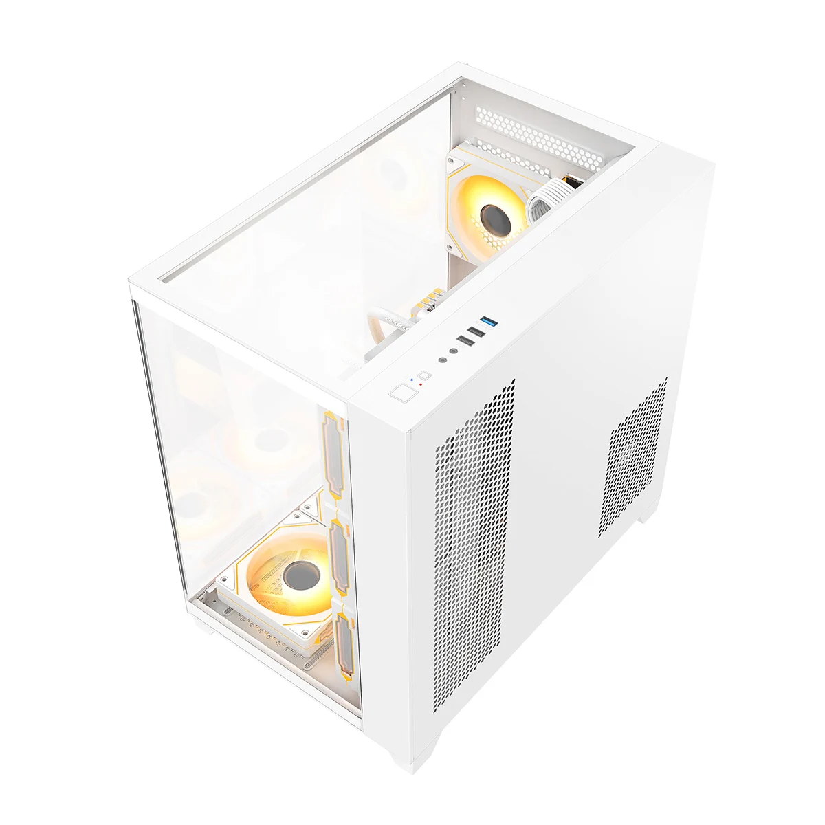Ruix Aerospace Ultra-X White Color Gaming PC Case Mod