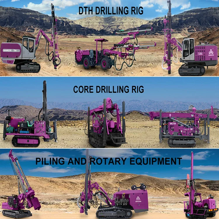 Portable Water Well Drilling Rig Rotary Borehole 200m Deep Water Well ...