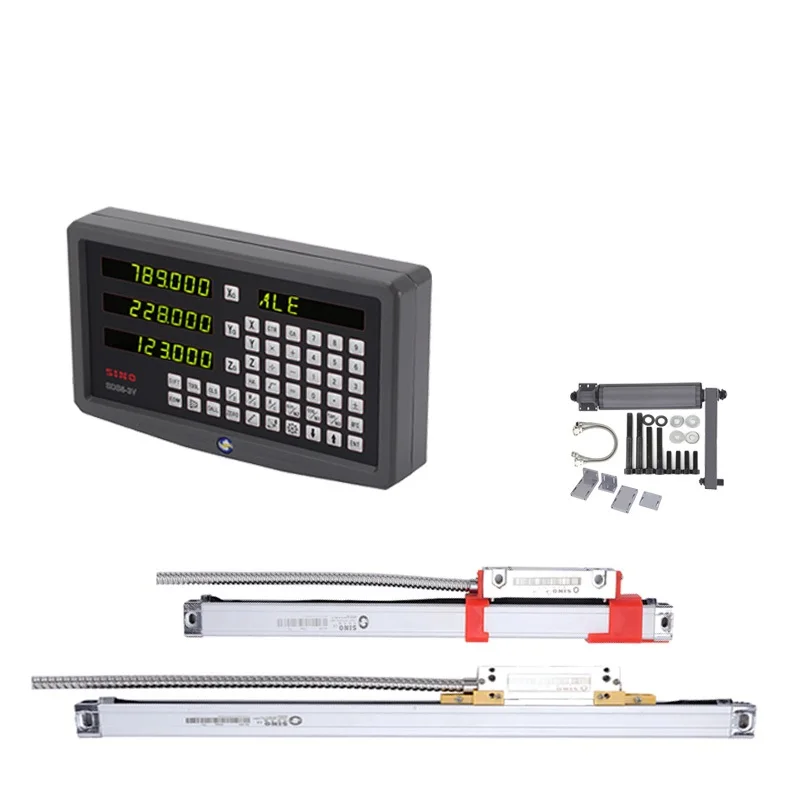 Dro Sino Sds6-3v,Digital Measurement Tool For Machine Tools,Equipped With A Linear Glass Scale ...