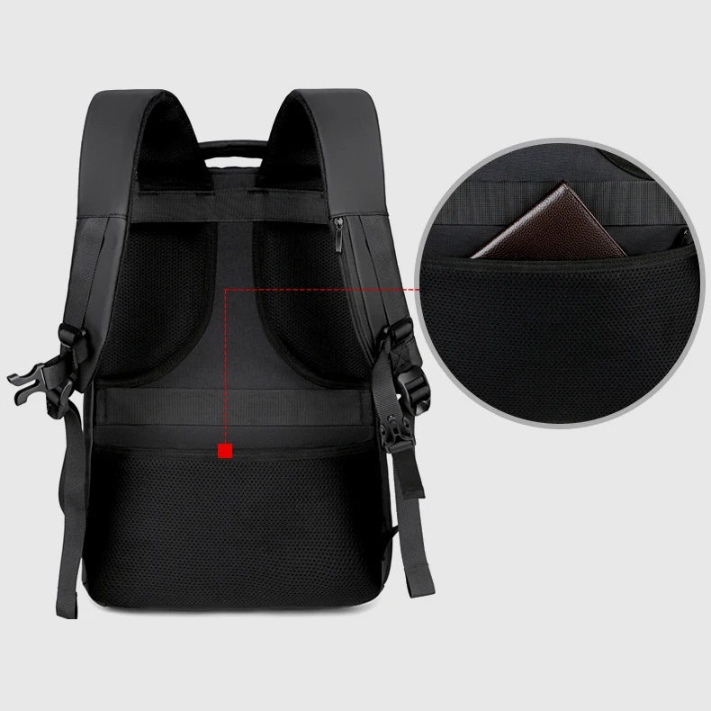 Ergonomics Nylon Laptop Backpacks Anti Theft Backpack Fashion Smart Travel Backpack Laptop Back ...