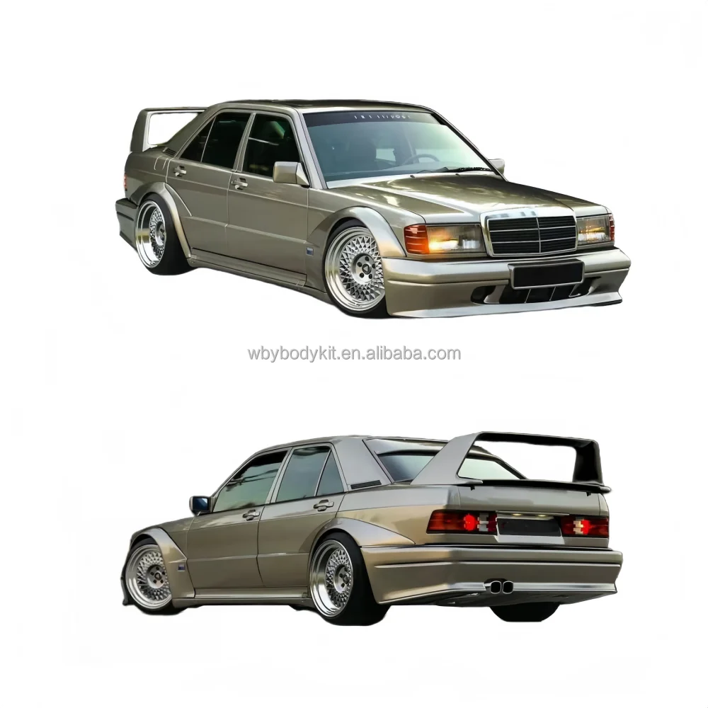 EVOII body kit wide fenders side diffuser front bumper rear bumper ...