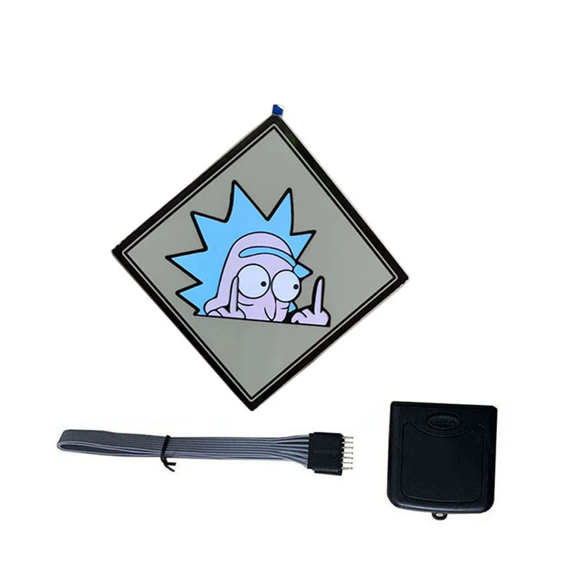 Rick And Morty Cartoon Light-up Car Stickers New Designs Car Stickers ...