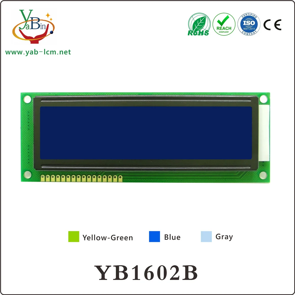Big Size 16x2 LCD Display Module - 4 Inch Character Display
