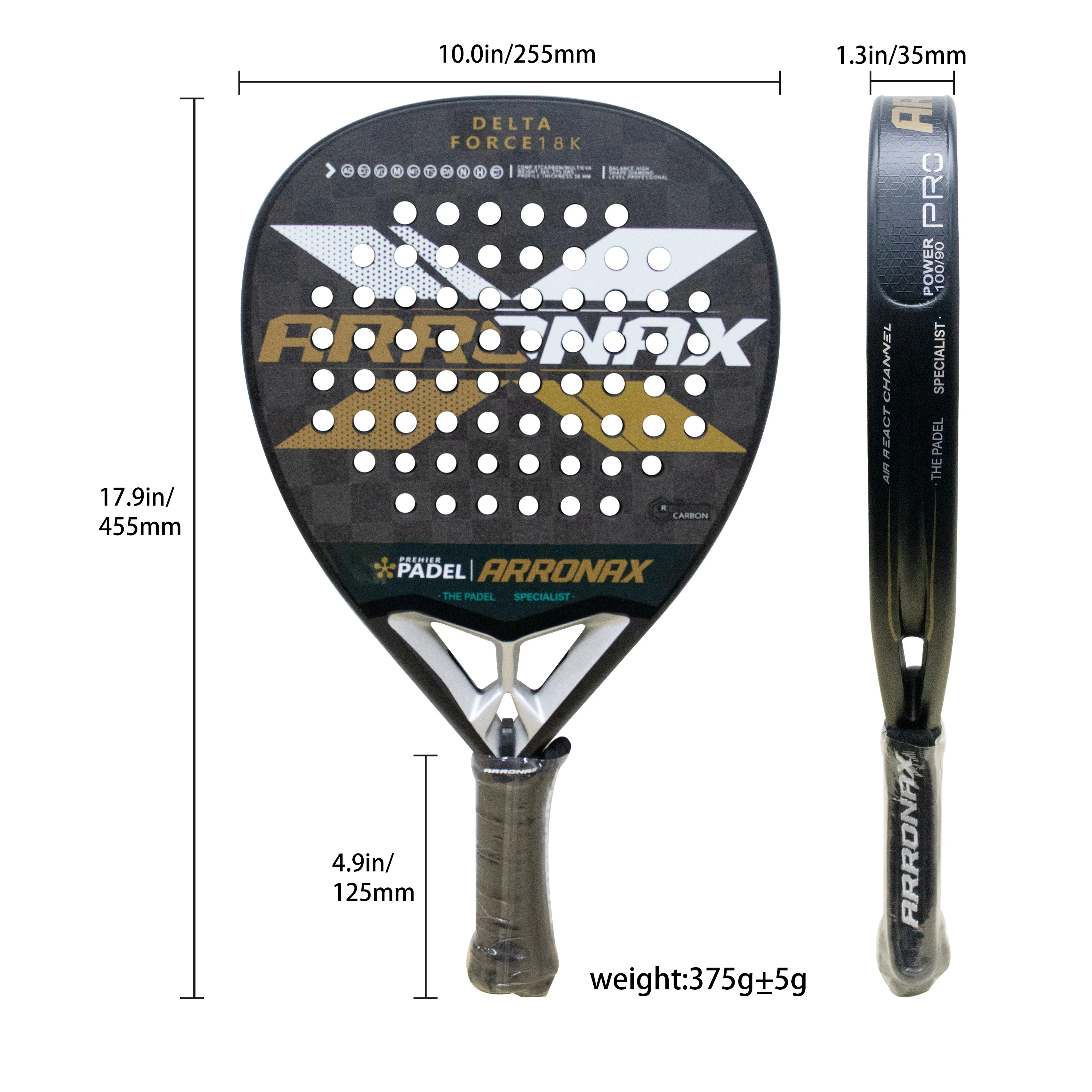 Outdoor Paddle Beach Tennis Racket Carbon Fiber Power Tennis Paddle ...