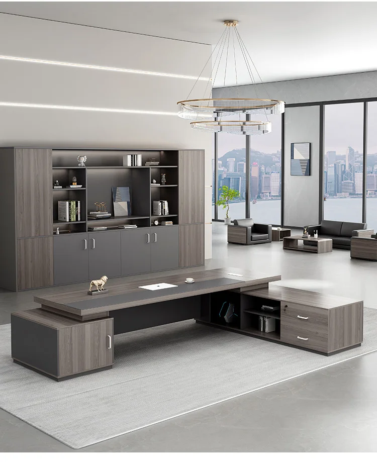 Modern Design High End Ceo Office Furniture Table Customize Luxury Boss ...