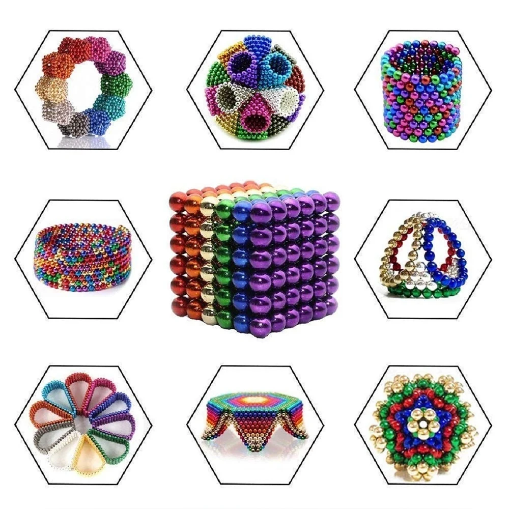 Customizable Colorful Neodymium Magnetic Balls - U-polemag