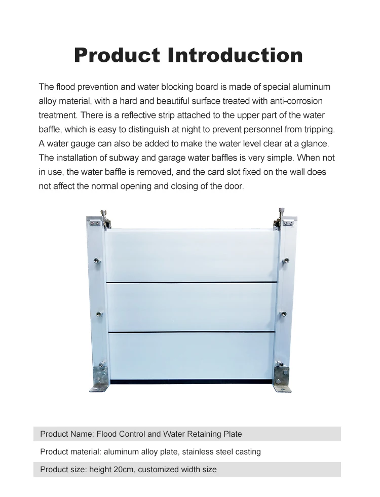 Driveway Flood Barrier - Residential Flood Control Solution