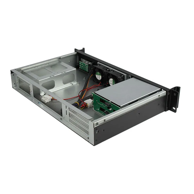 19 Inch Rack Server Chassis - 2 Bays, 1.5U Server Case