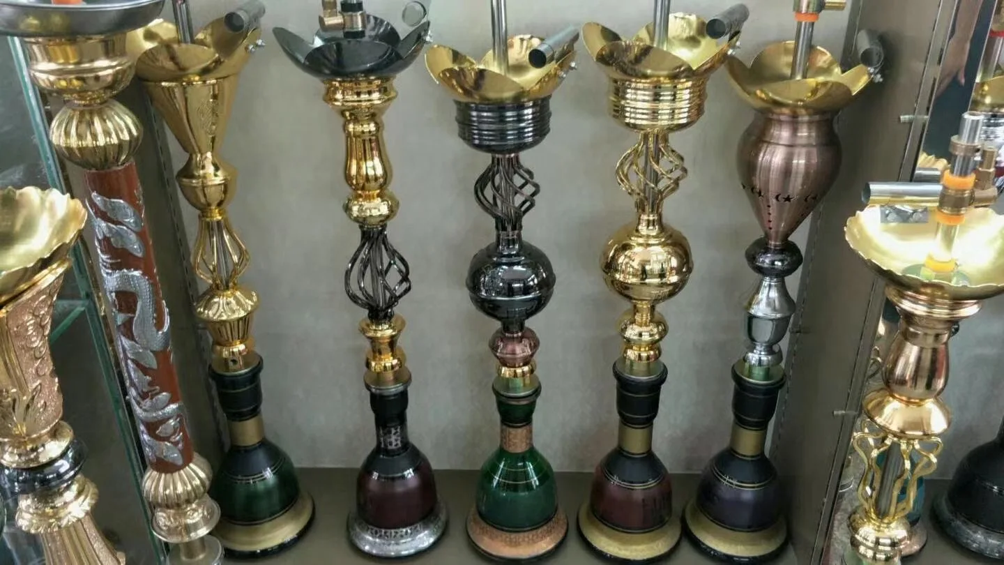 Iraq Hookah Shisha Set - Large Size Brass & Accessories