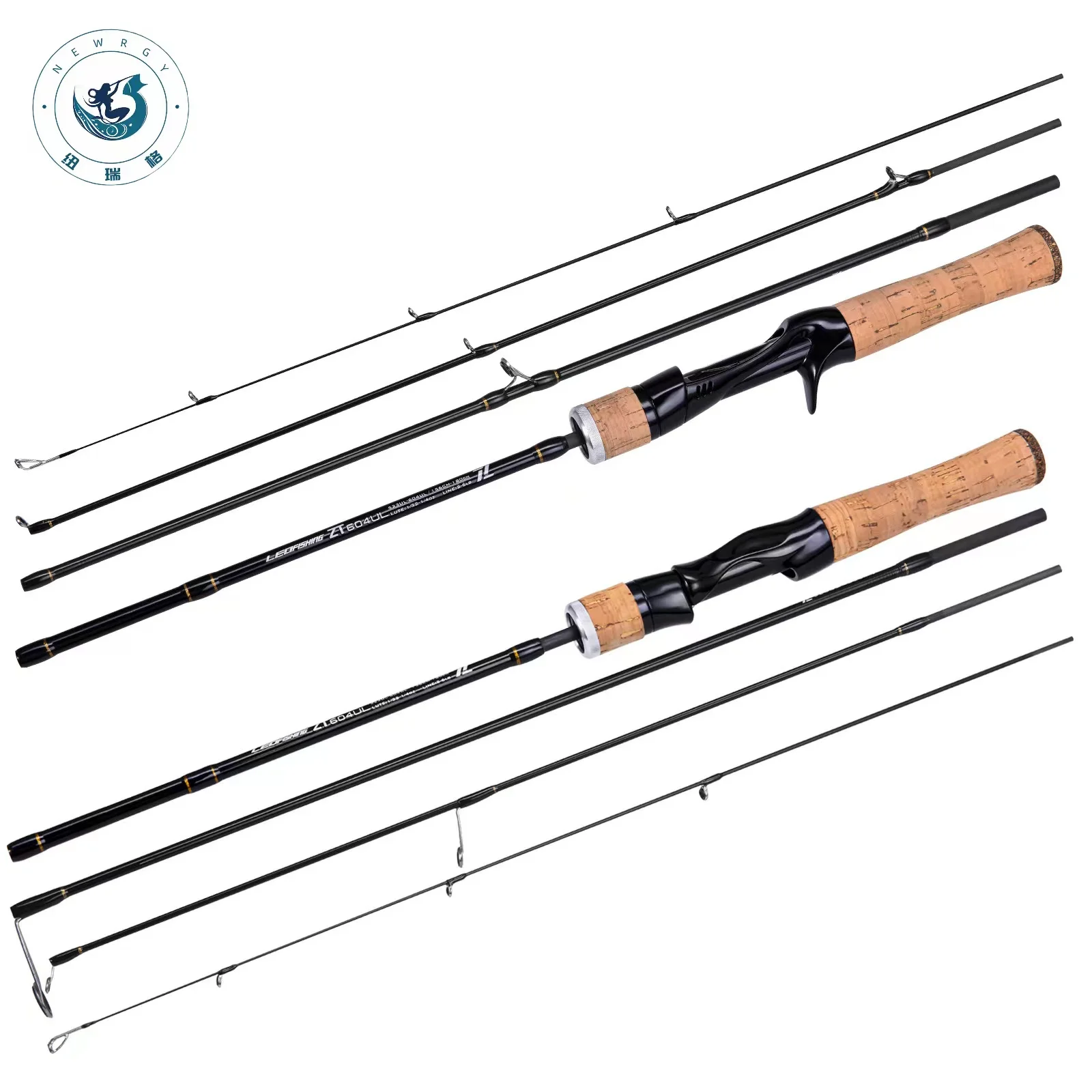 Newrgy High Quality 180cm Jigging Rod Shore 4 Sectiom Fishing Rod Blank ...