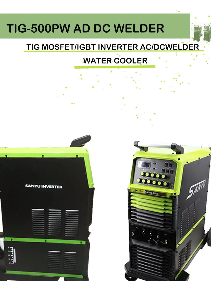 Tig-500pw Ac Dc Welding Machine Water Igbt Technology Tig Welders Water ...