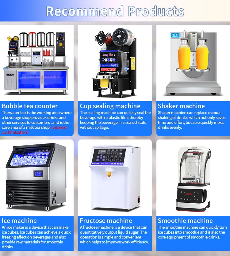 In Stock Bubble Tea Working Counter - Multifunctional & Durable