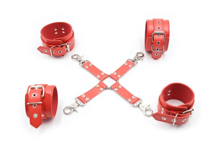 Wrists Restrained Stainless Steel Bondage SM Binding Handcuffs Foot ...