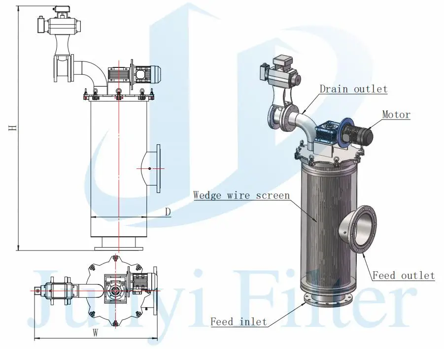 Stainless Steel Industrial Self-cleaning Filters for Water Filtration ...