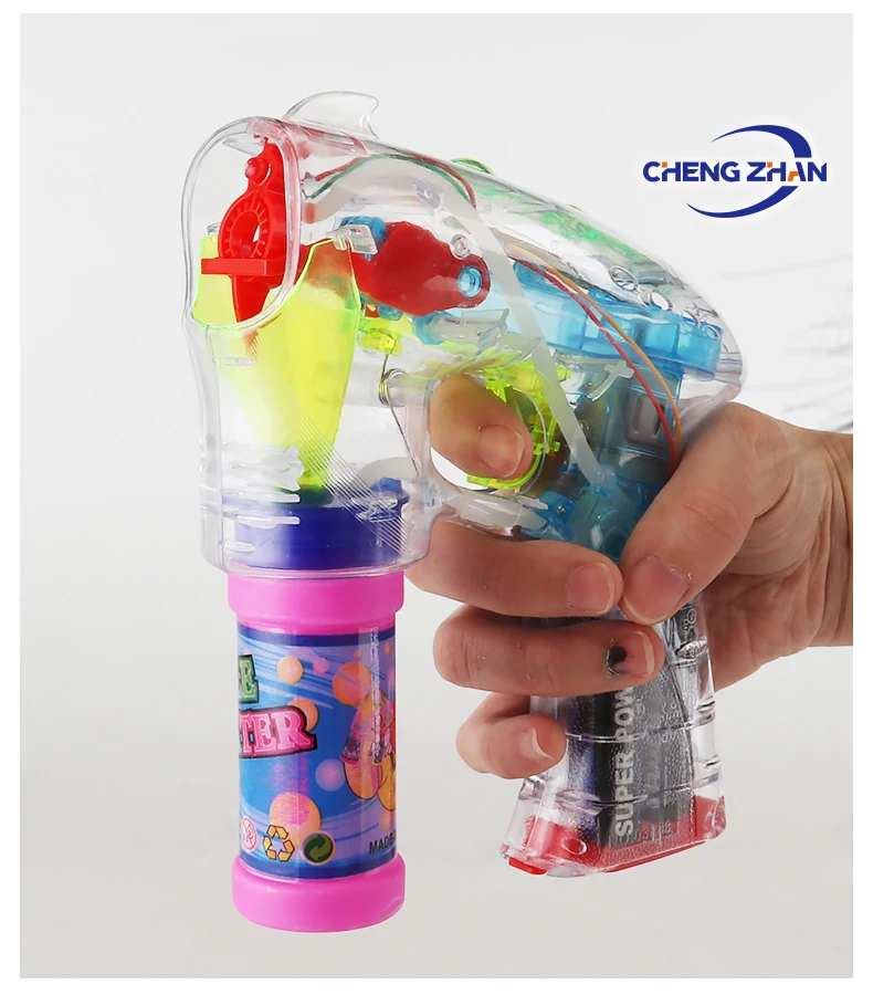 Wholesale Factory Sale LED Flash Bubble Gun Children Toy Light Electric ...