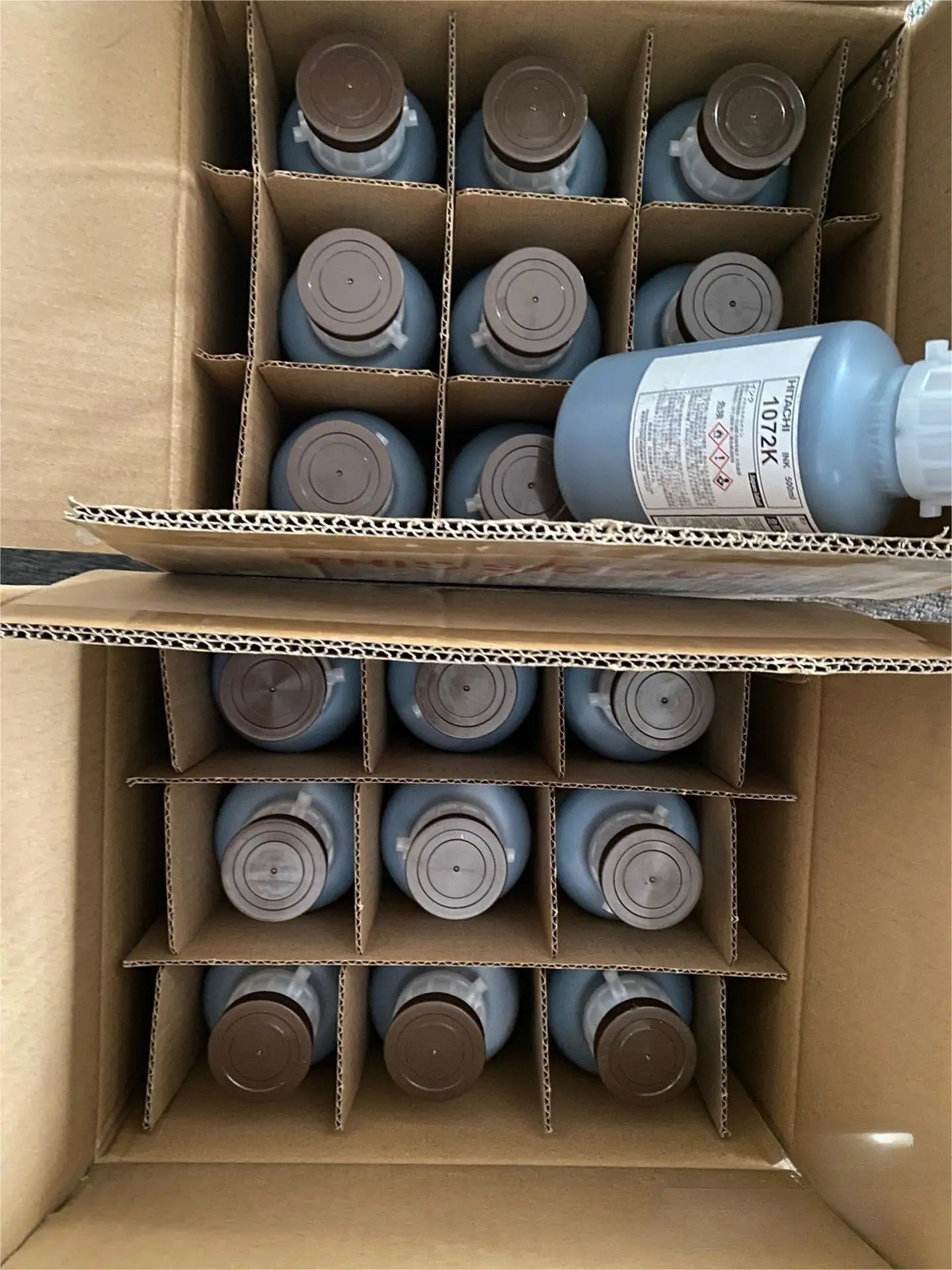 HTI INK JP-F63 Radiate Blue by UV Light MEK Ink for Inkjet Printer