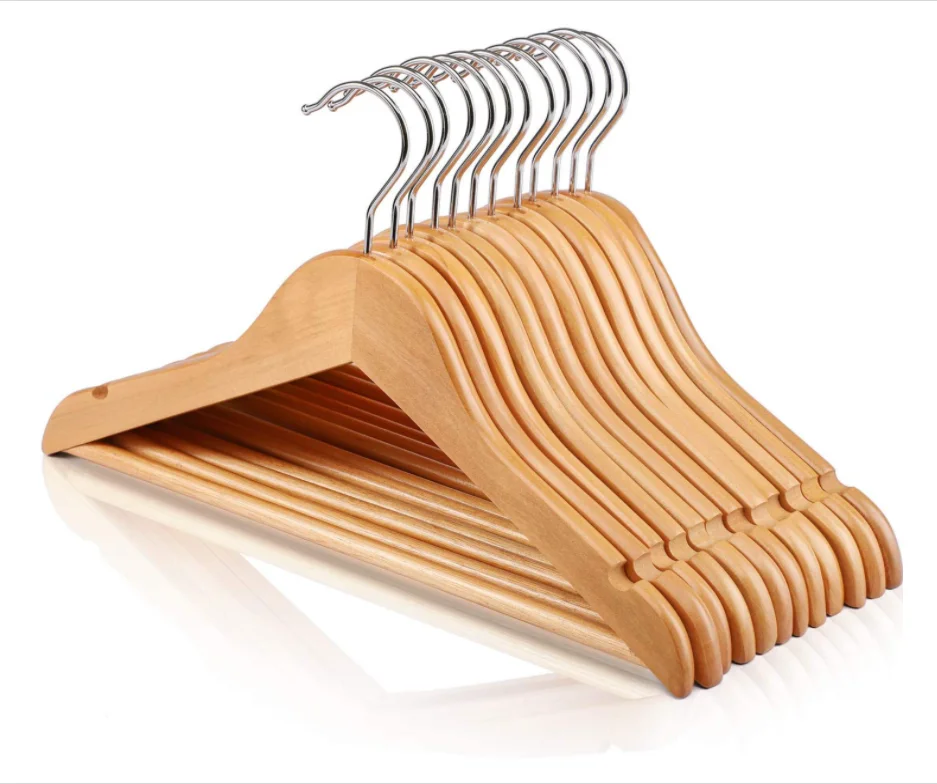 Multi-colors Wooden Children Baby Babi Kids Clothes Wood Hanger ...