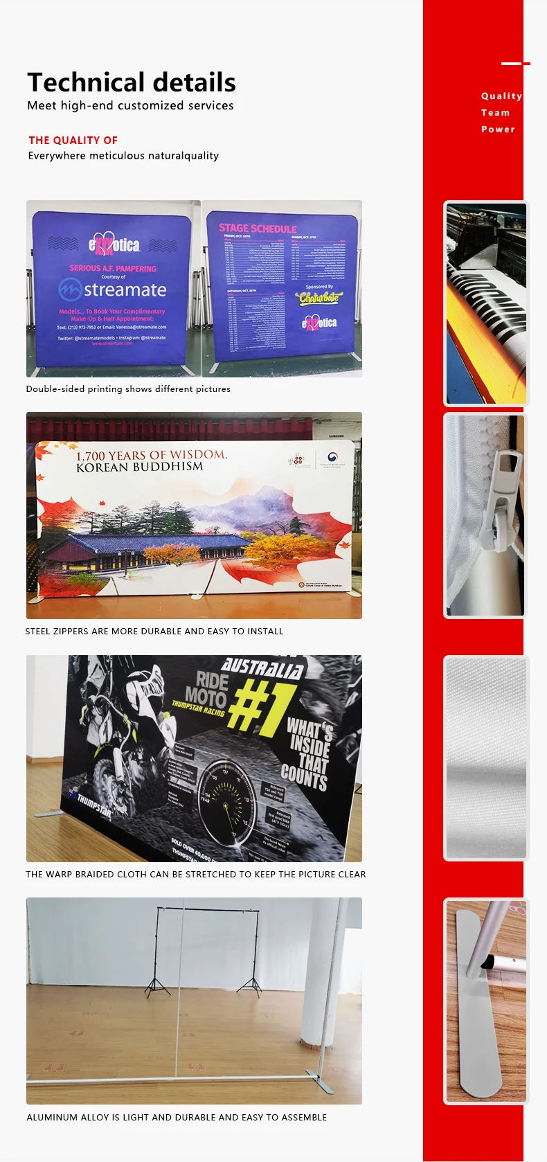 8x8 Photo Booth Backdrops And Stands Backdrops Pillow Cover Tension ...