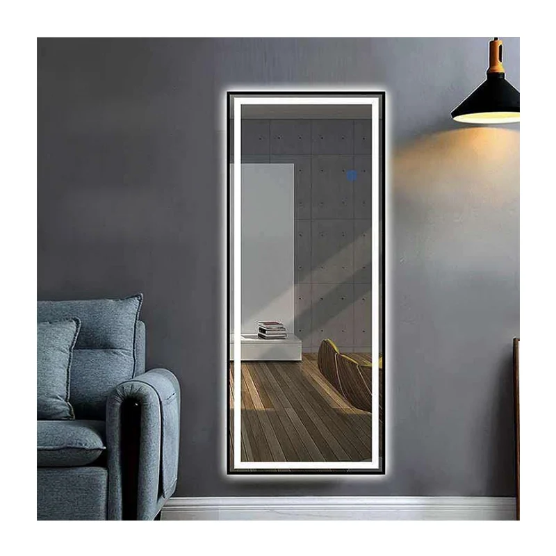 Modern Smart Full Length Dressing Mirror With Lights Touch Sensor Wall ...