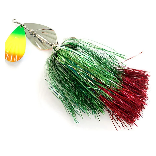Heavy Weight Tandem Spinner Bait Big Musky Pike Fishing Lure for Ocean ...