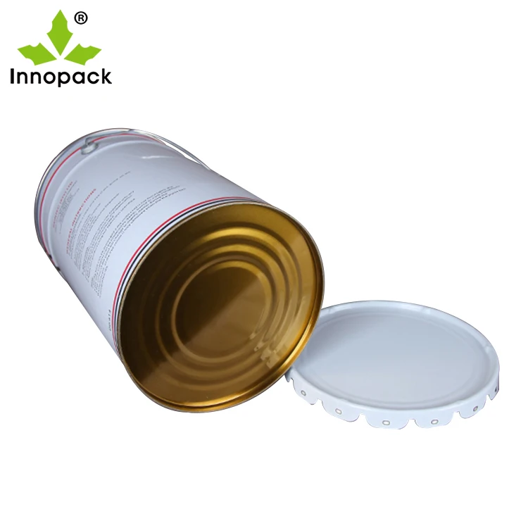 25kg 25l Paint Tin Buckets - Durable Metal Pail Packaging