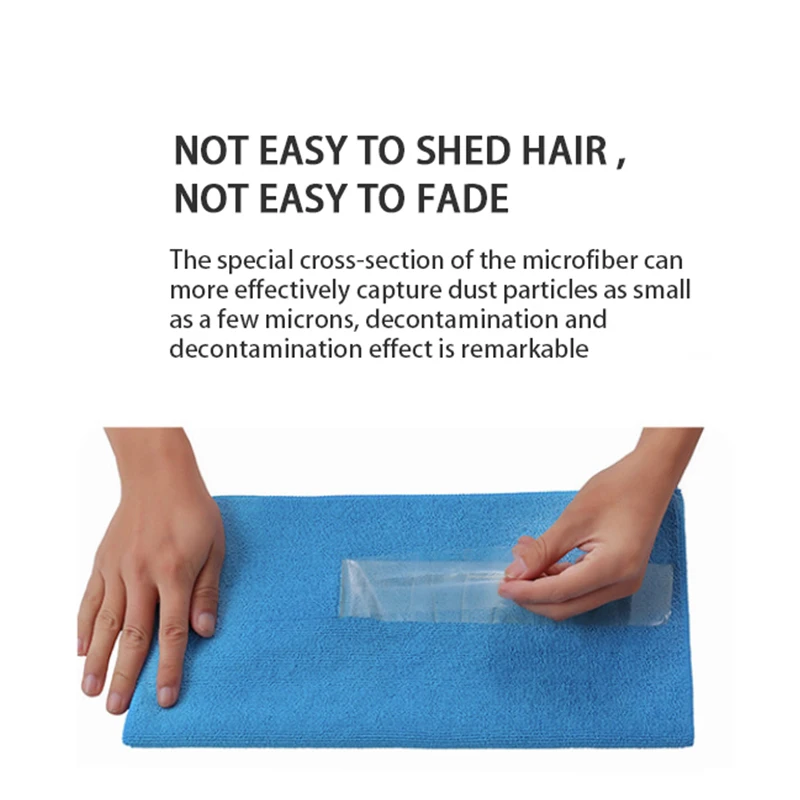 Custom Logo Microfiber Cleaning Cloth Car Detailing 16x16 Bulk ...