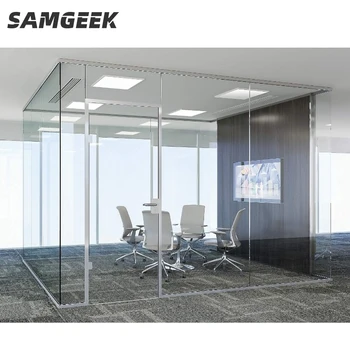 Full View Office Wall Interior Partitions Room Partitions Double Layer ...