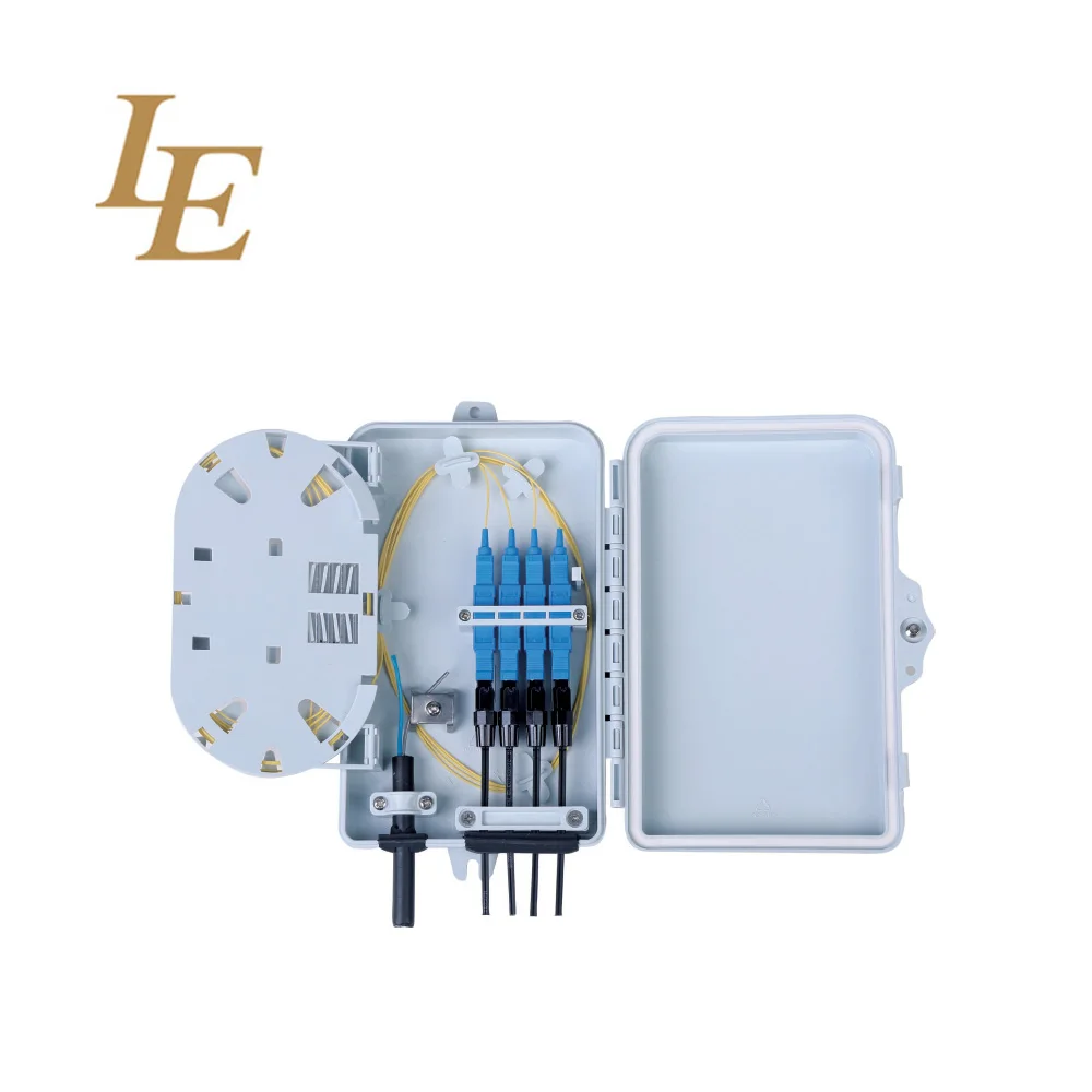 Fiber optic cable distribution box IP56 4 core cable termination box ...