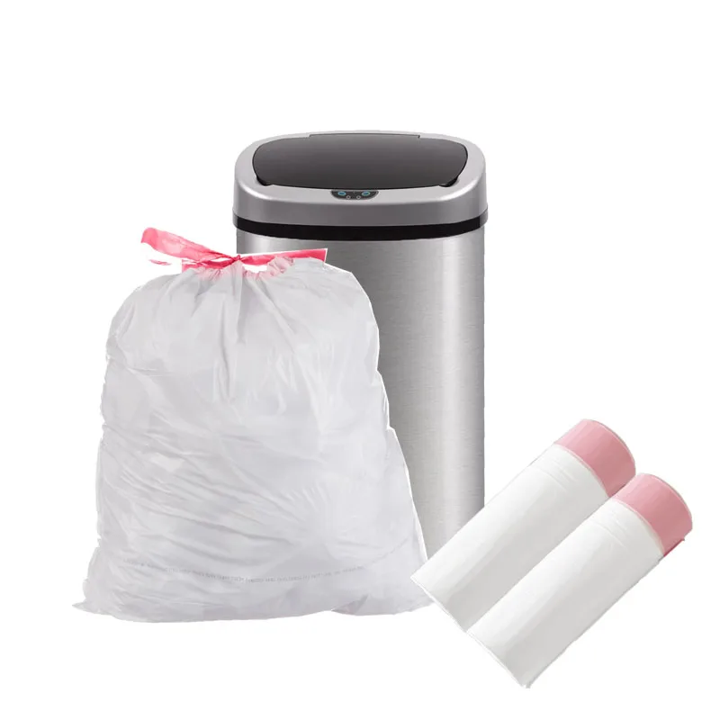 White Trash Bag Fold Custom Roll Manufacturers Plastic 13/30 Gallon ...