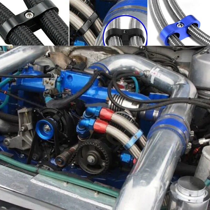 Universal Fuel Line Separator Clamps - Durable & Efficient