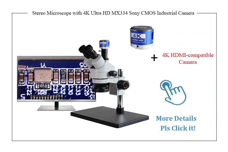 Affordable VGA Mobile Phone Repair Microscope with LED Light for ...