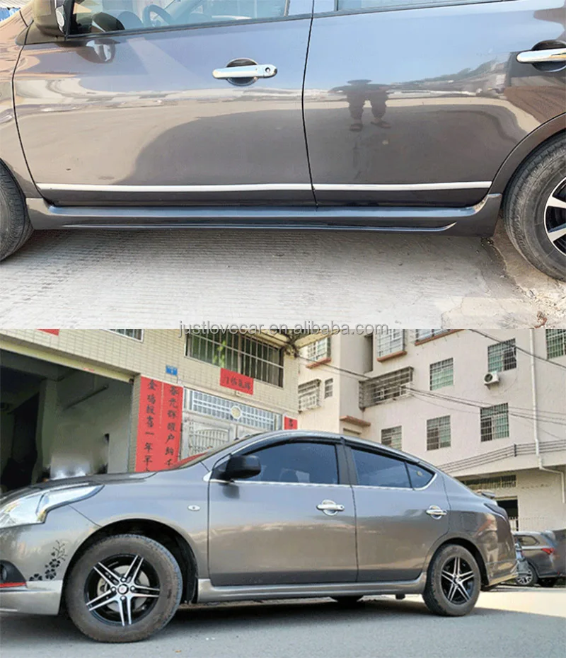 Nissan Sunny Almera Body Kit (2014-2016) - Front & Rear Bumper Lips ...