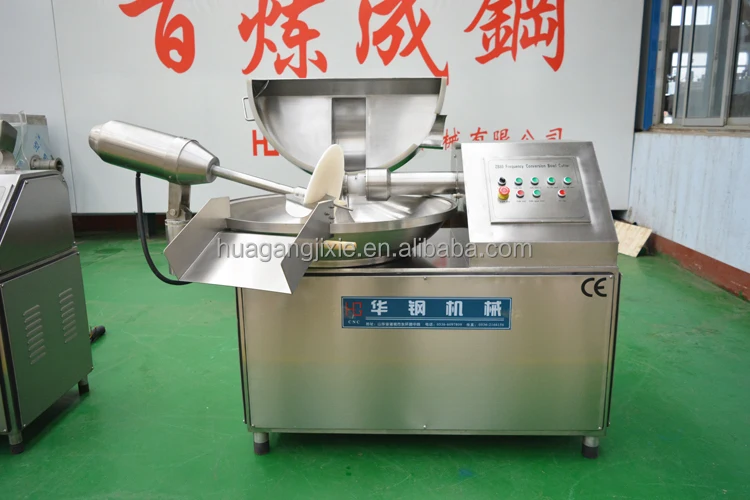 Industrial 6 Blades Meat Chopper Machine Price Emulsifier Bowl Cutter ...