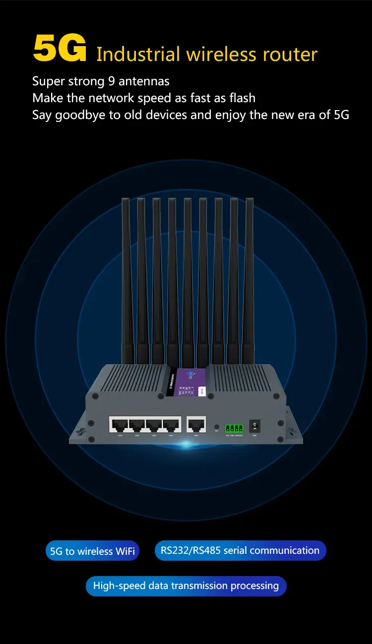 Chilink Zr9000 Industrial 5g Modem Wireless Wifi Router With Serial ...