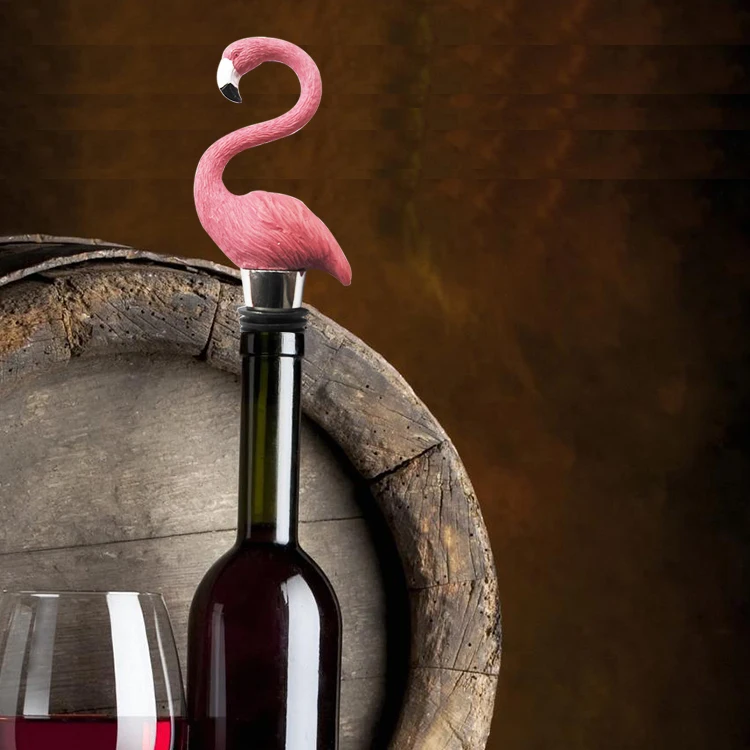 New Product Ideas 2023 Bar Accessories Flamingo Wine Bottle Stopper ...