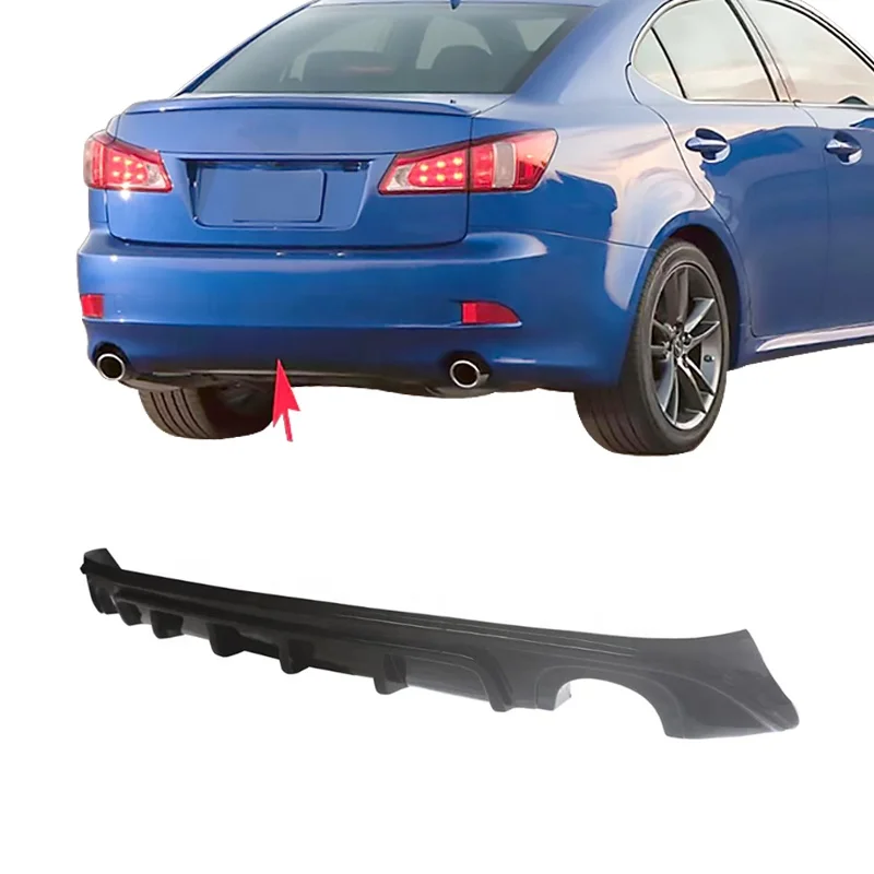 For 2006-2012 Lexus Is250 Is300 Is350 Diffuser ABS Material Car Bumpers ...